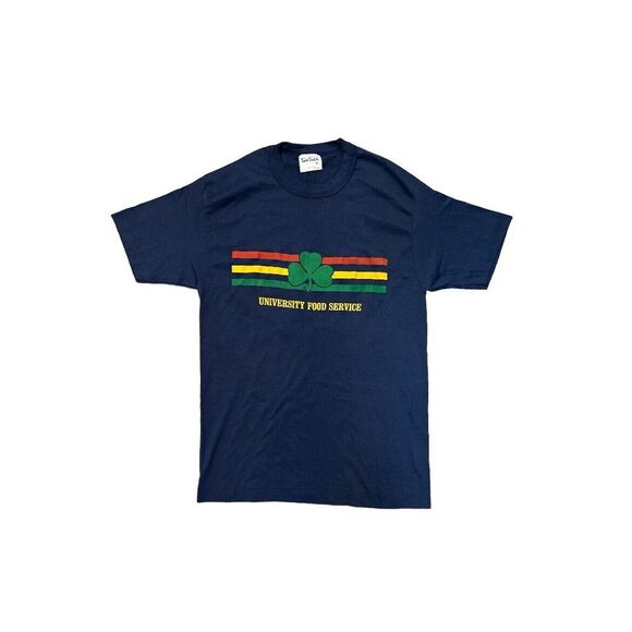 Shirts | Vintage Notre Dame Single Stitch Rare Food Service T Shirt ...